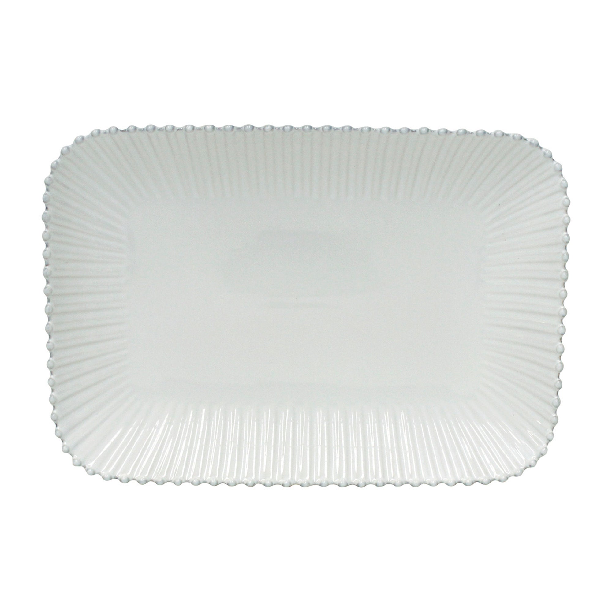 Large Rectangular Platter Pearl