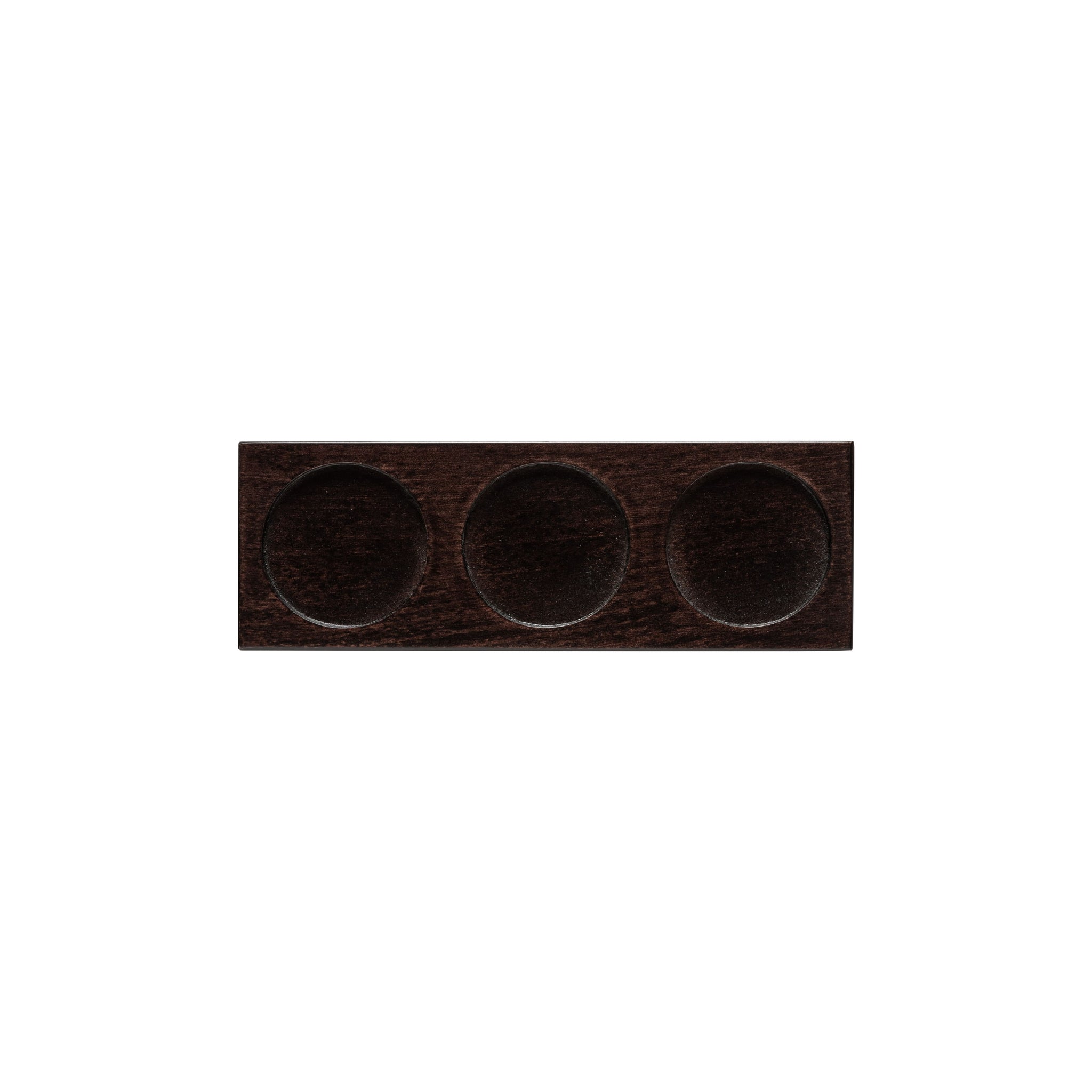 3-Section Rectangular Wood Tray Nótos