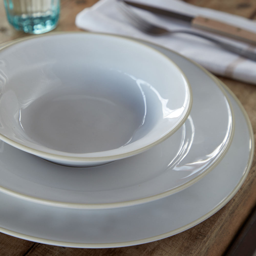 12-Piece Dinnerware Set with Soup/Pasta Plate Beja